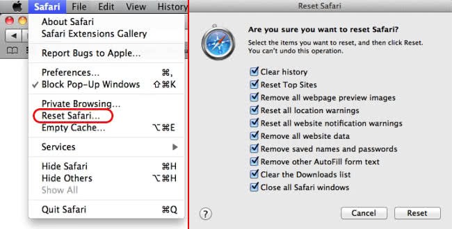 How to remove malware from Safari browser