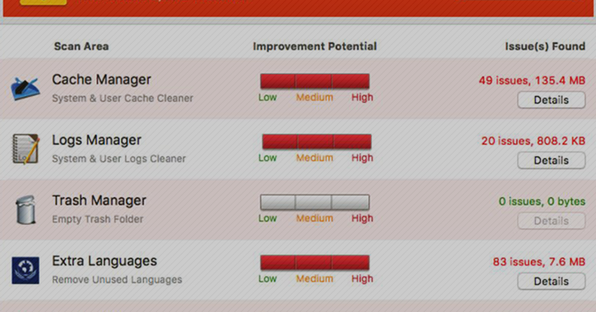 Mac Cleaner popup virus removal from Mac