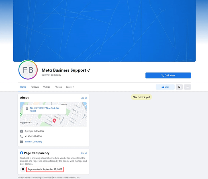 Meta Security Scam: “Your Page Has Been Disabled”