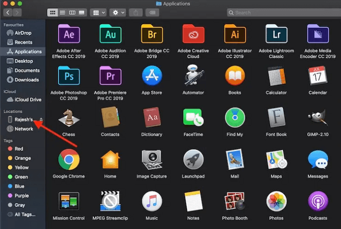 How to access iPhone files on Mac [step by step]
