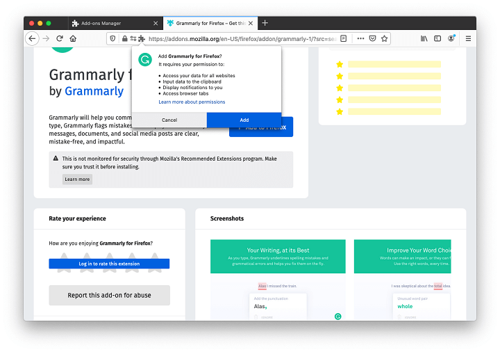 How to remove Grammarly on Mac
