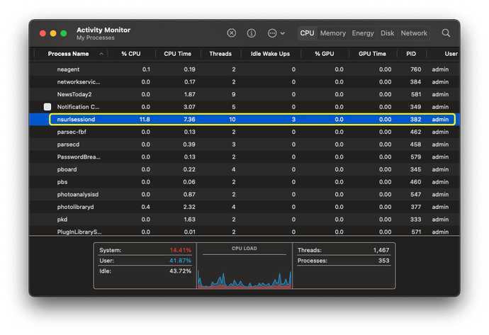 Nsurlsessiond High Cpu Usage Problem On Mac Details And Workarounds