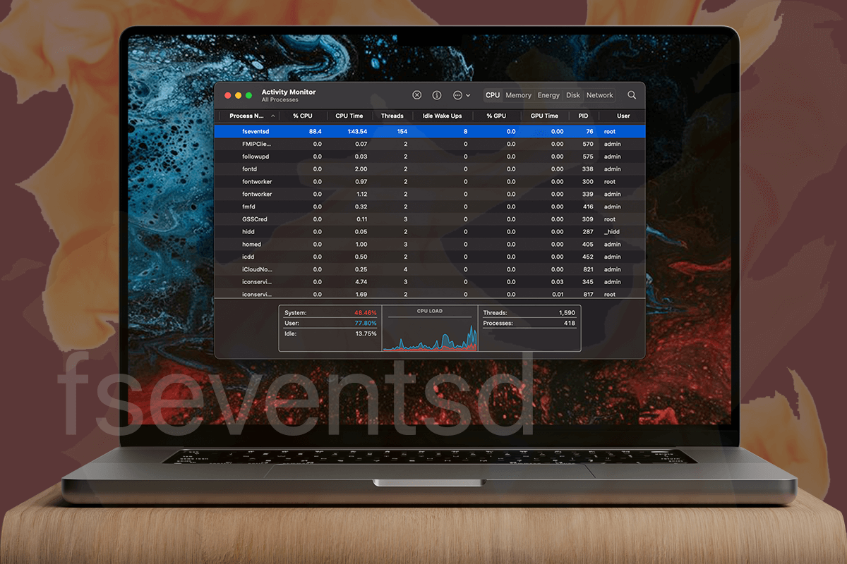 How to fix fseventsd Mac high CPU and memory usage