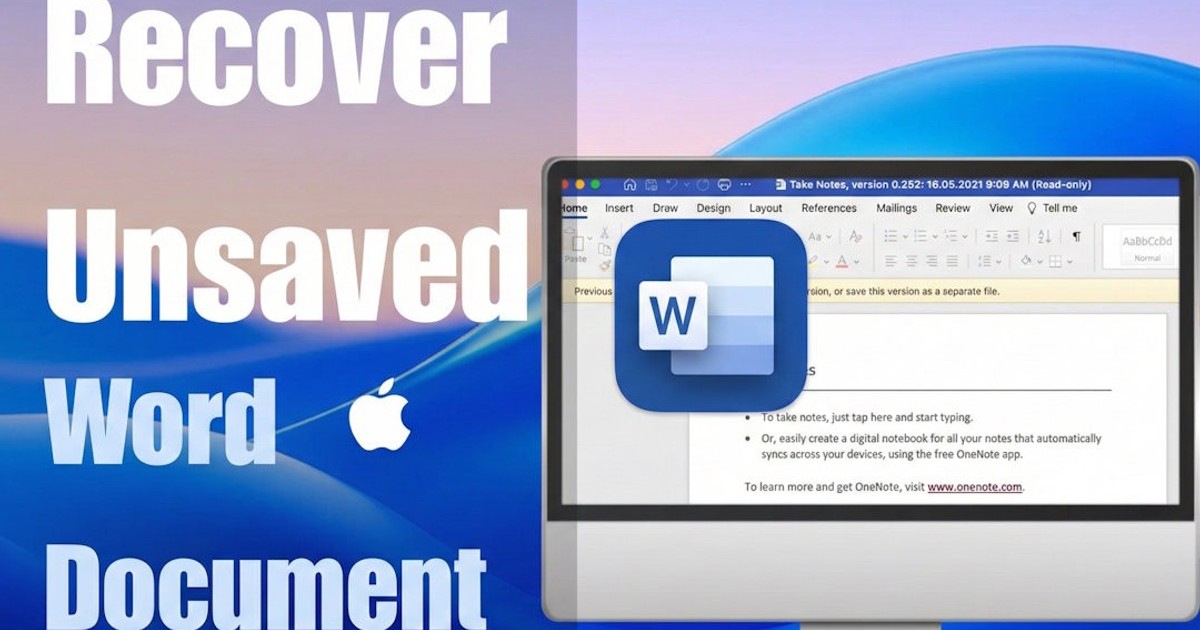 Recover unsaved Word document on Mac (4 easy ways)
