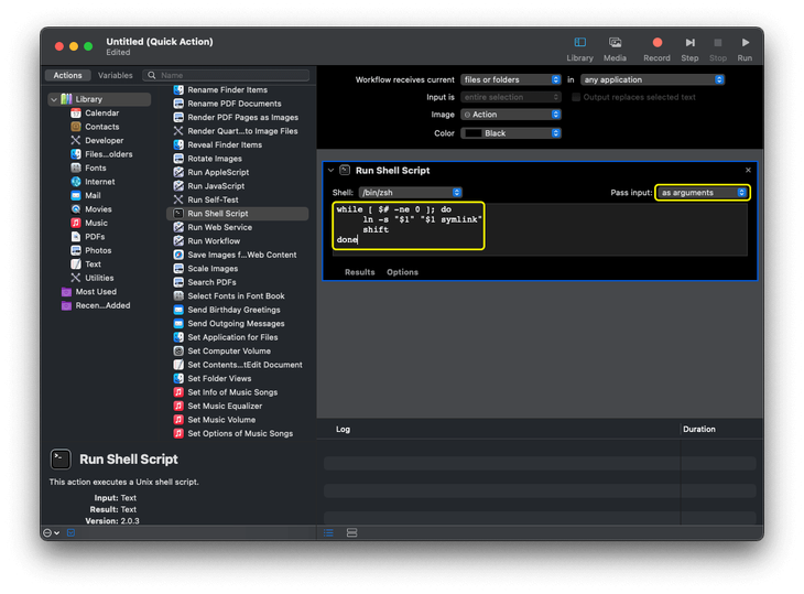 How to create and remove symlink on Mac