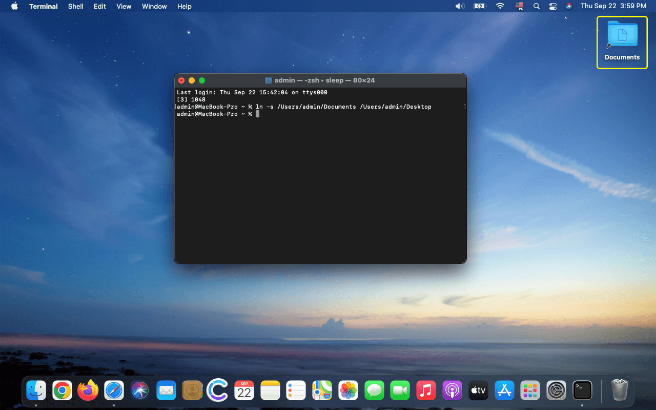 How to create and remove symlink on Mac