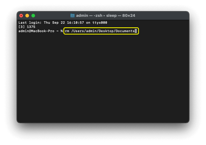 How to create and remove symlink on Mac