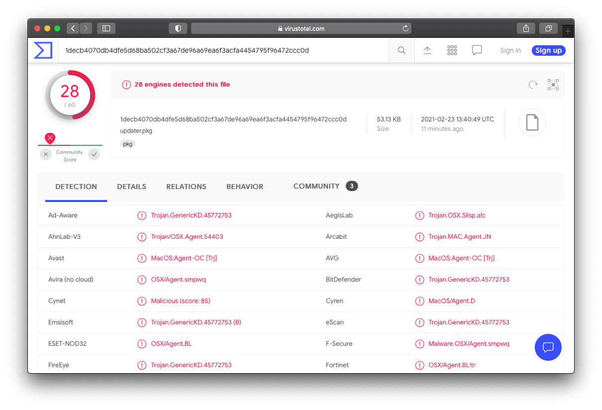 Remove Silver Sparrow malware from Mac - MacSecurity