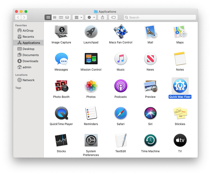 Remove Quick Mac Fixer virus from MacOS - MacSecurity