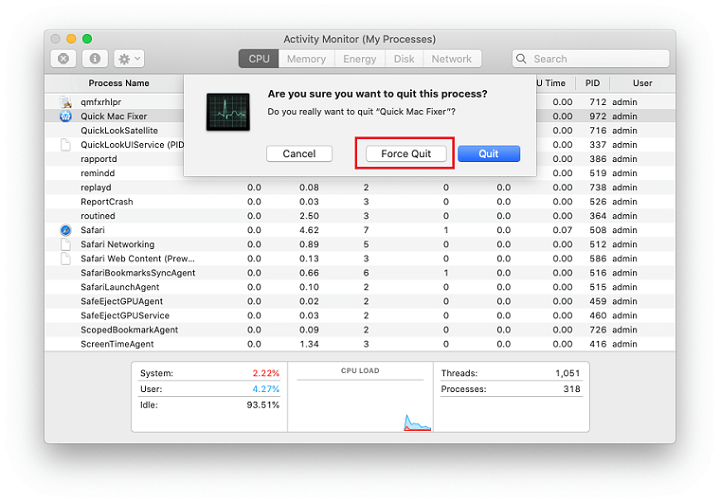 Remove Quick Mac Fixer virus from MacOS - MacSecurity