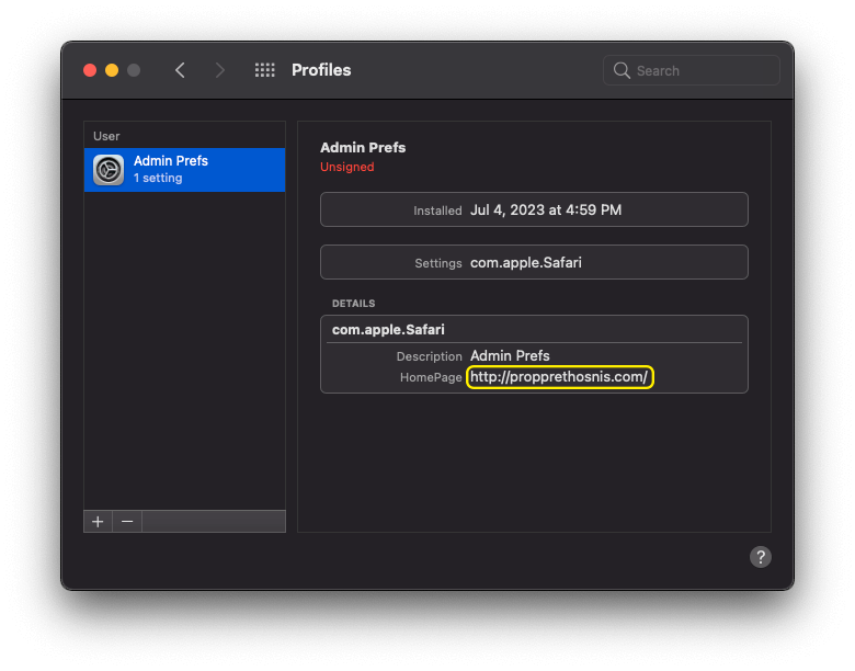 Remove Propprethosnis Pop Up Scam From Mac Macsecurity