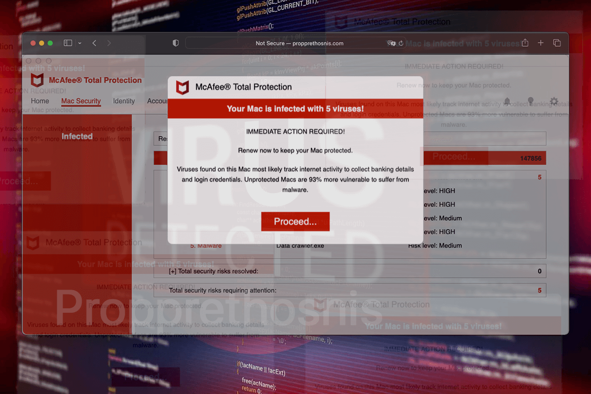Remove Propprethosnis pop-up scam from Mac - MacSecurity